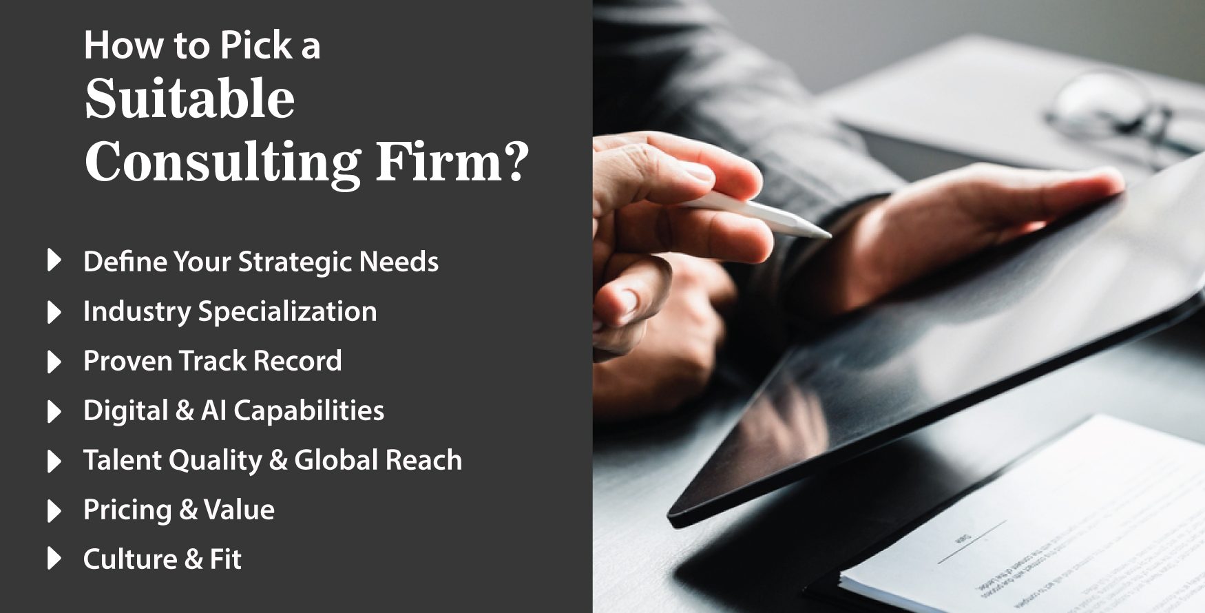 Choosing the Right Management Consulting Firm in 2025